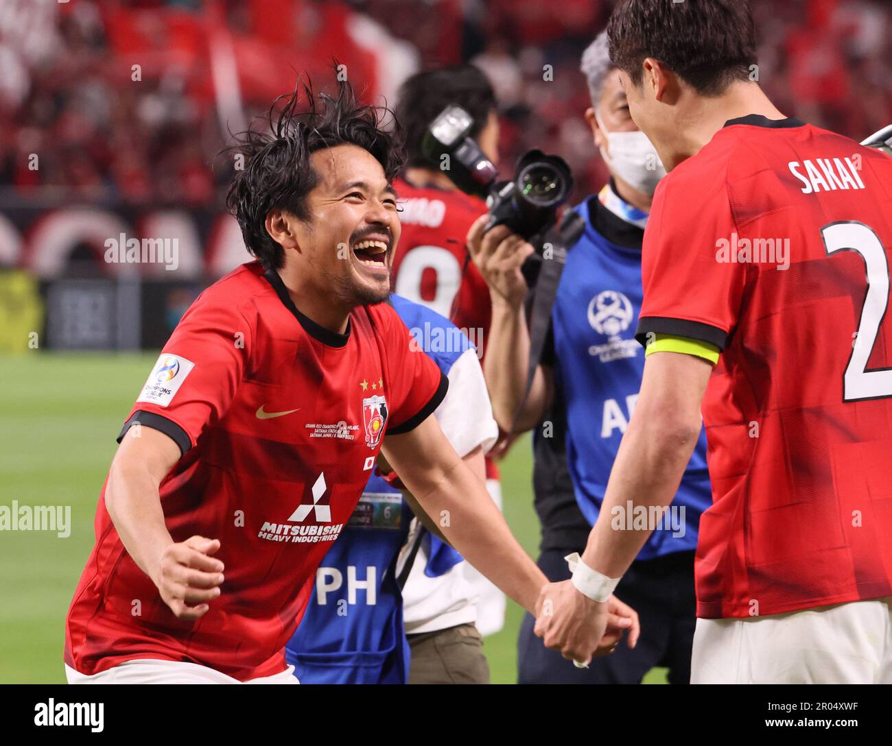 Saitama, Japan. 6th May, 2023. Japan's Urawa Red Diamonds striker ...