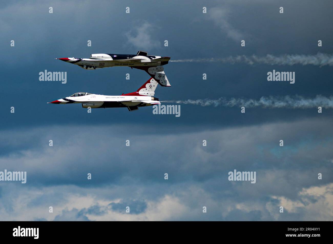 The U.S. Air Force Air Demonstration Squadron Thunderbirds numbers five ...