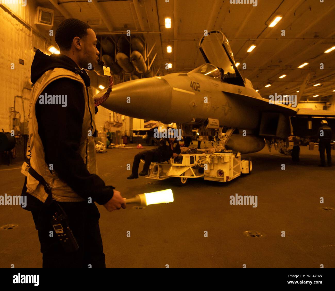 Aviation Boatswain's Mate (Handling) 3rd Class Aamir West, from Jersey ...