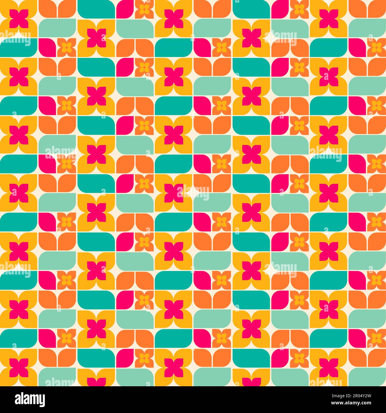 60s floral hi-res stock photography and images - Alamy