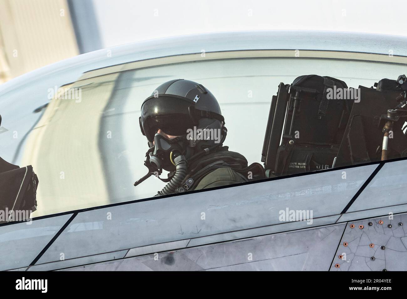 U.S. Air Force Lt. Col. Philip Johnson, a functional check flight pilot ...