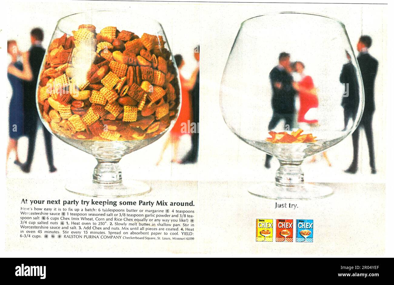 Chex, an American brand of breakfast cereal advert in a Journal ...