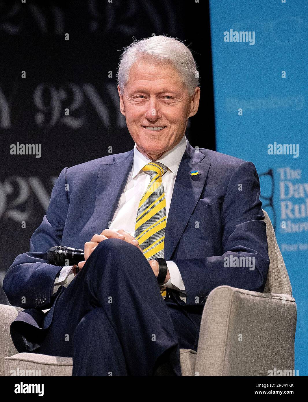 President Bill Clinton speaking at the 92nd Street Y on Thursday, May 4 ...