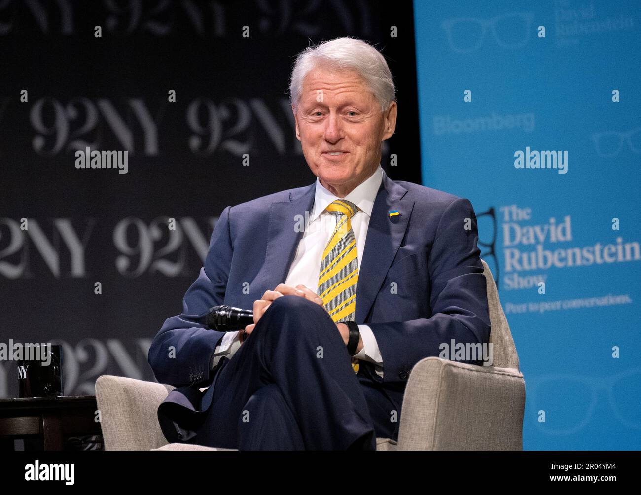 President Bill Clinton speaking at the 92nd Street Y on Thursday, May 4 ...