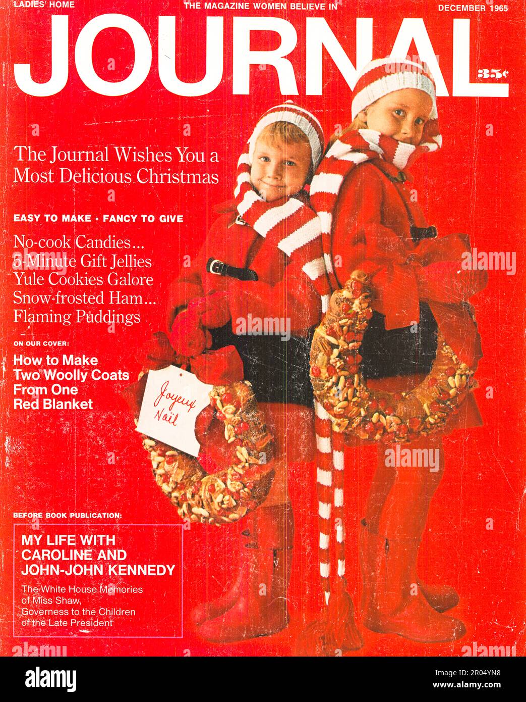 Ladies Home Journal magazine cover, Christmas edition December 1965 ...