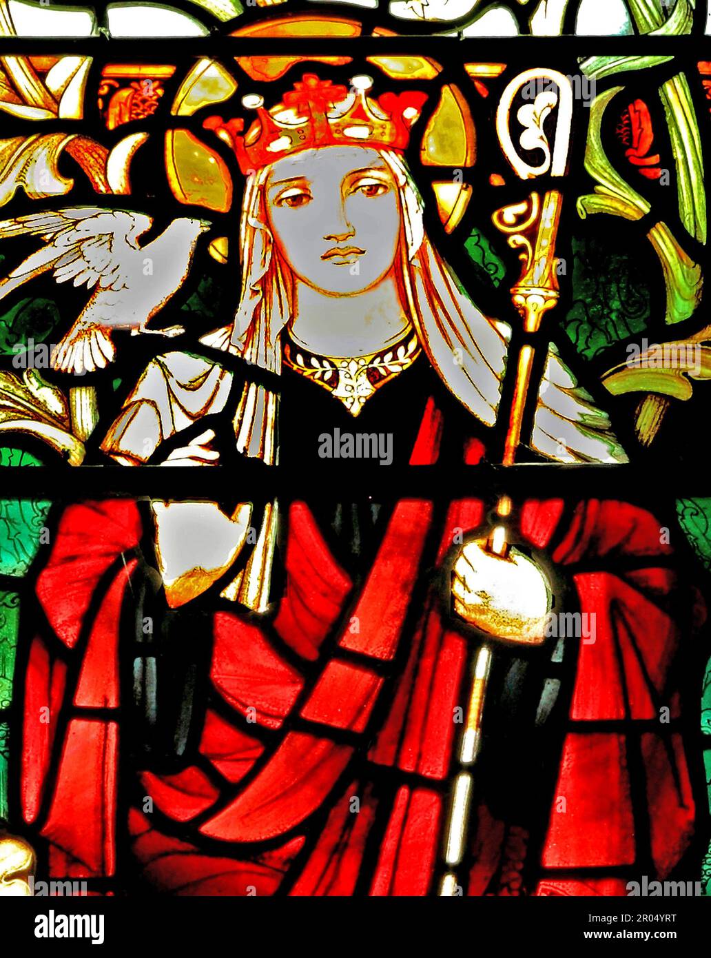 St bridget stained glass hi-res stock photography and images - Alamy