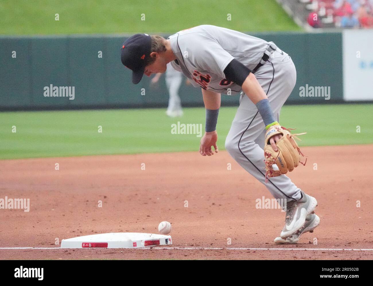 St. Louis, USA. 06th May, 2023. Detroit Tigers third baseman Nick Mason ...