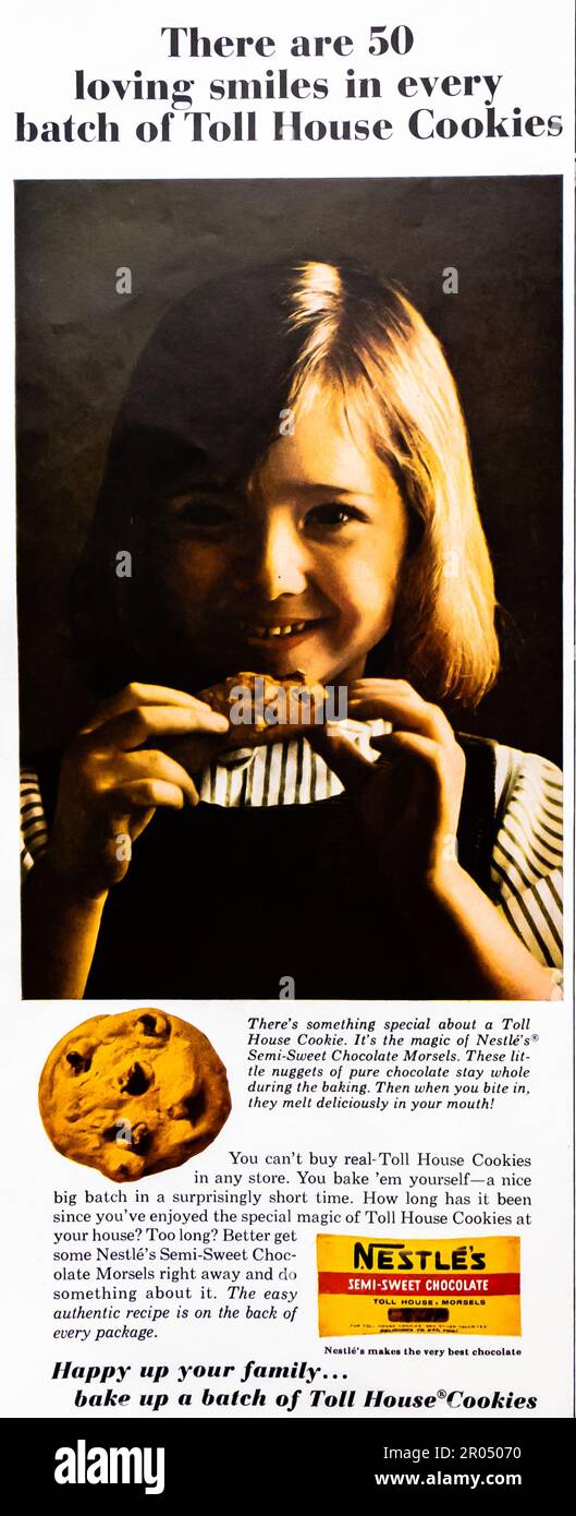 Old toll house cookies ad hi-res stock photography and images - Alamy