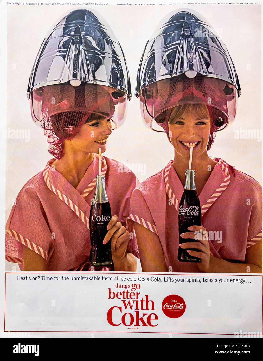 Vintage advert in 1960s magazine hi-res stock photography and images ...