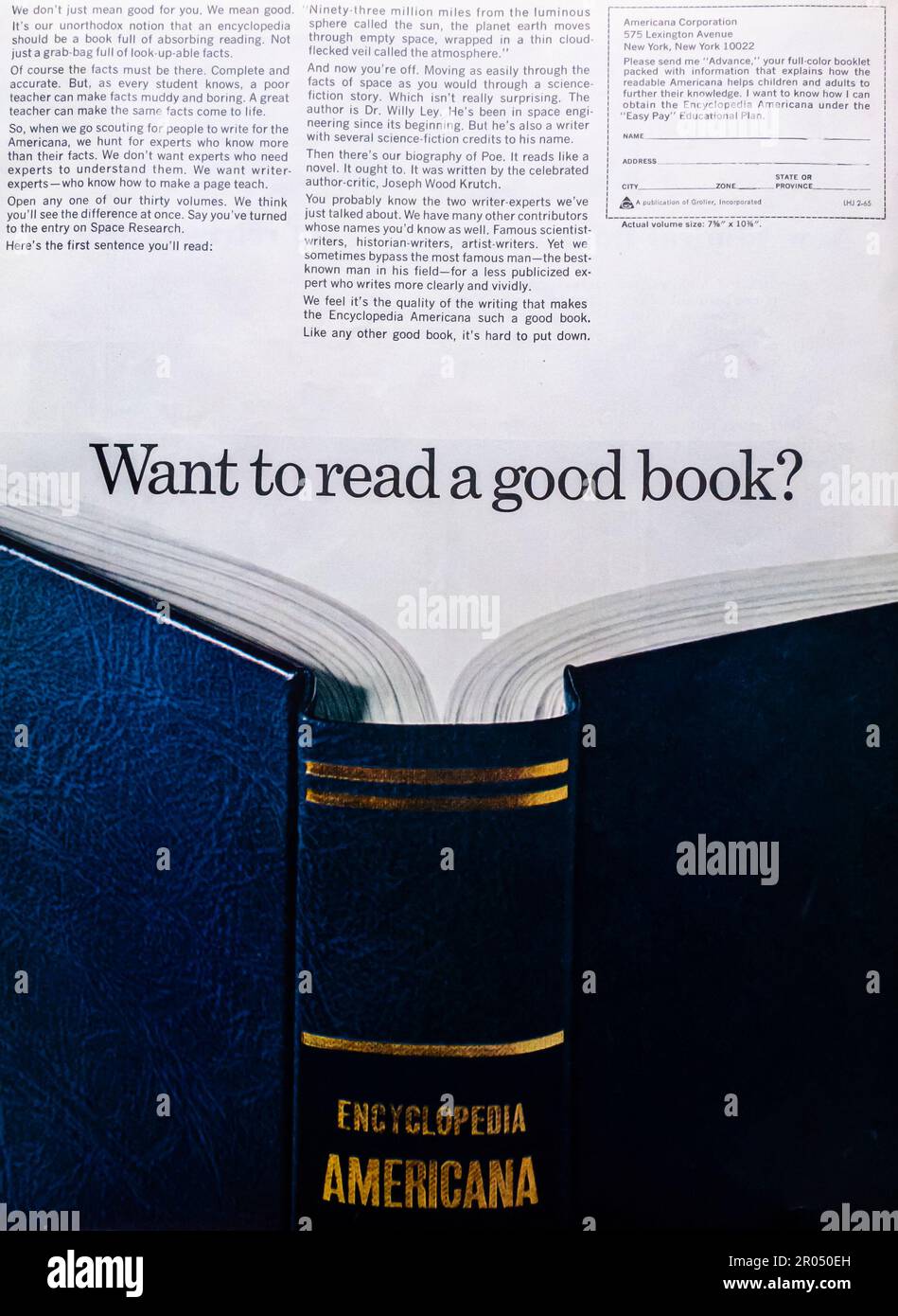 Encyclopedia Americana is a general encyclopedia written in American ...