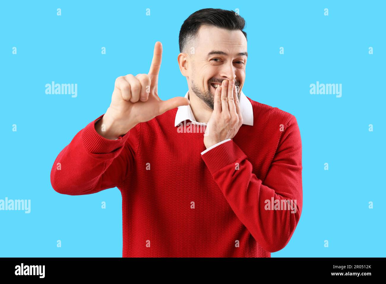 Blue lame background hi-res stock photography and images - Alamy