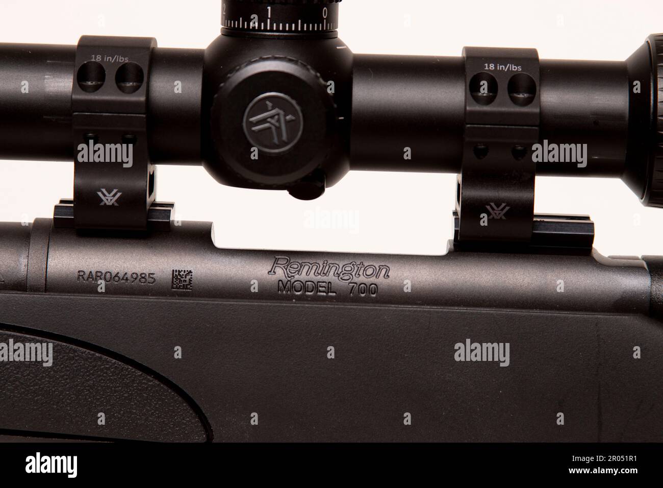 Remington 700 .308 Bolt Action Rifle with Scope Stock Photo - Alamy