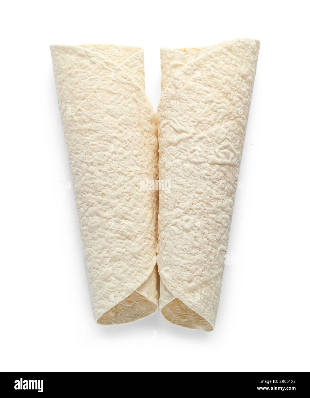 Thin lavash on white background Stock Photo - Alamy
