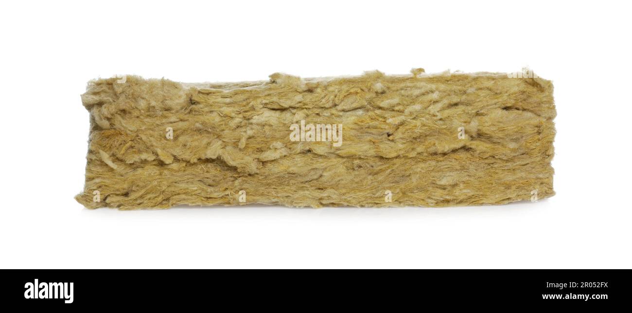 Layers of thermal insulation material on white background Stock Photo ...