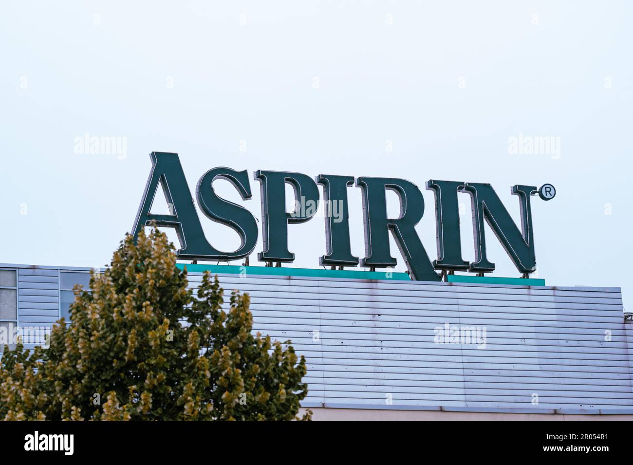Aspirin logo hi-res stock photography and images - Alamy