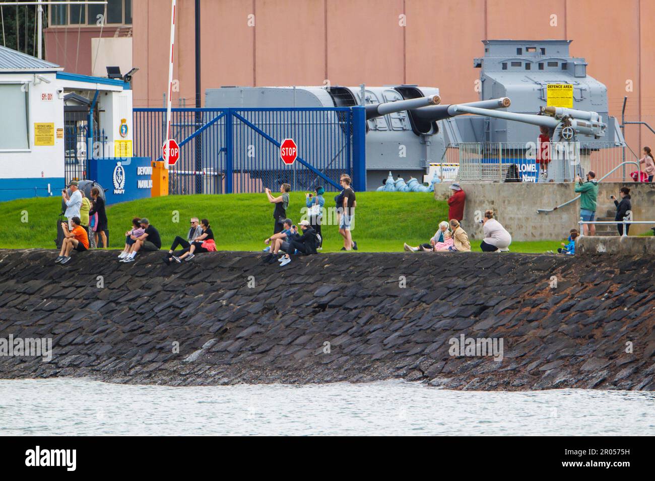 Auckland, New Zealand, 07 May, 2023. Spectators watch as the Royal New ...