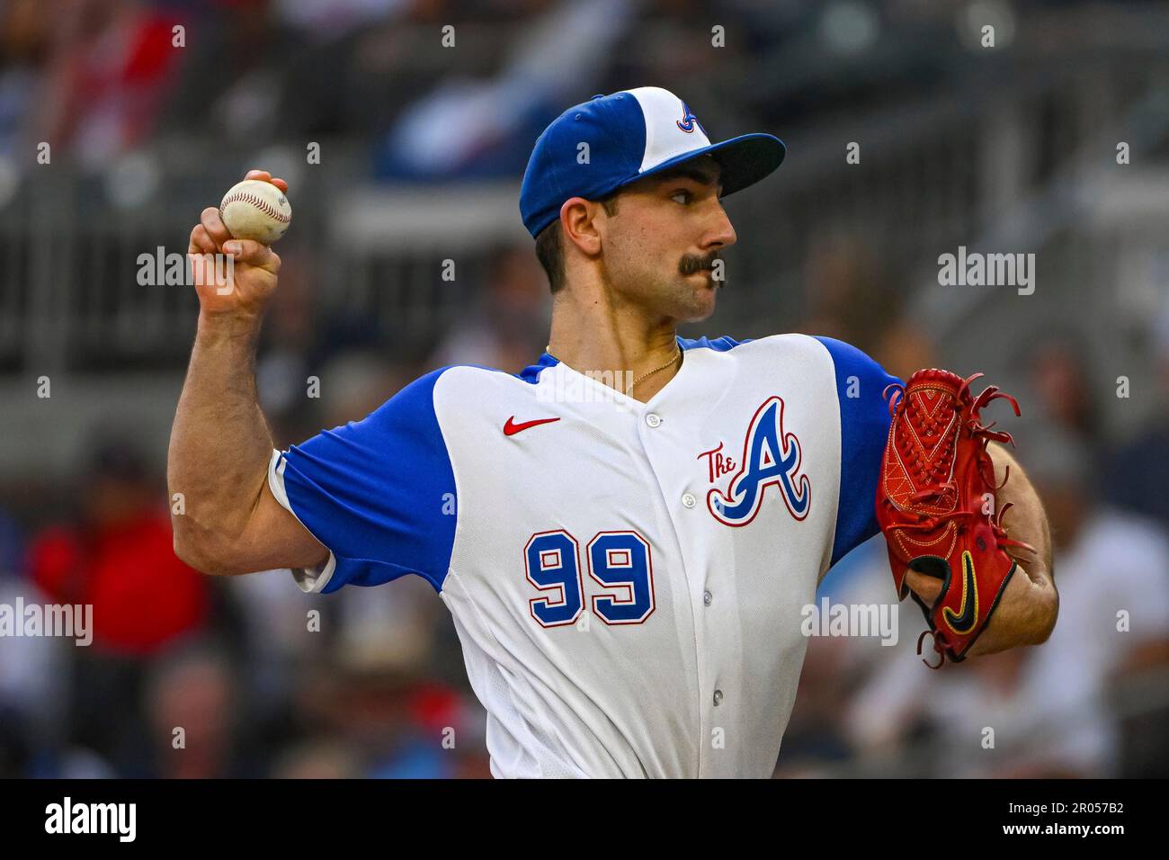 ATLANTA, GA - MAY 06: Atlanta Braves starting pitcher Spencer Strider ...