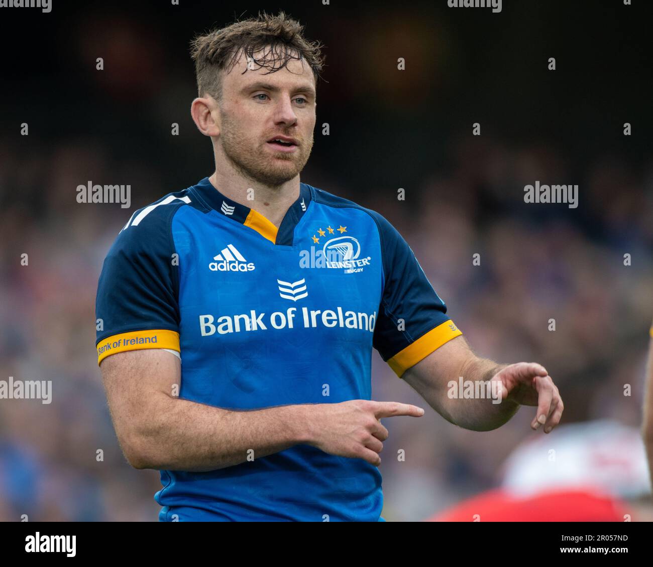 Dublin, Ireland. 06th May, 2023. Hugo Keenan of Leinster during the ...