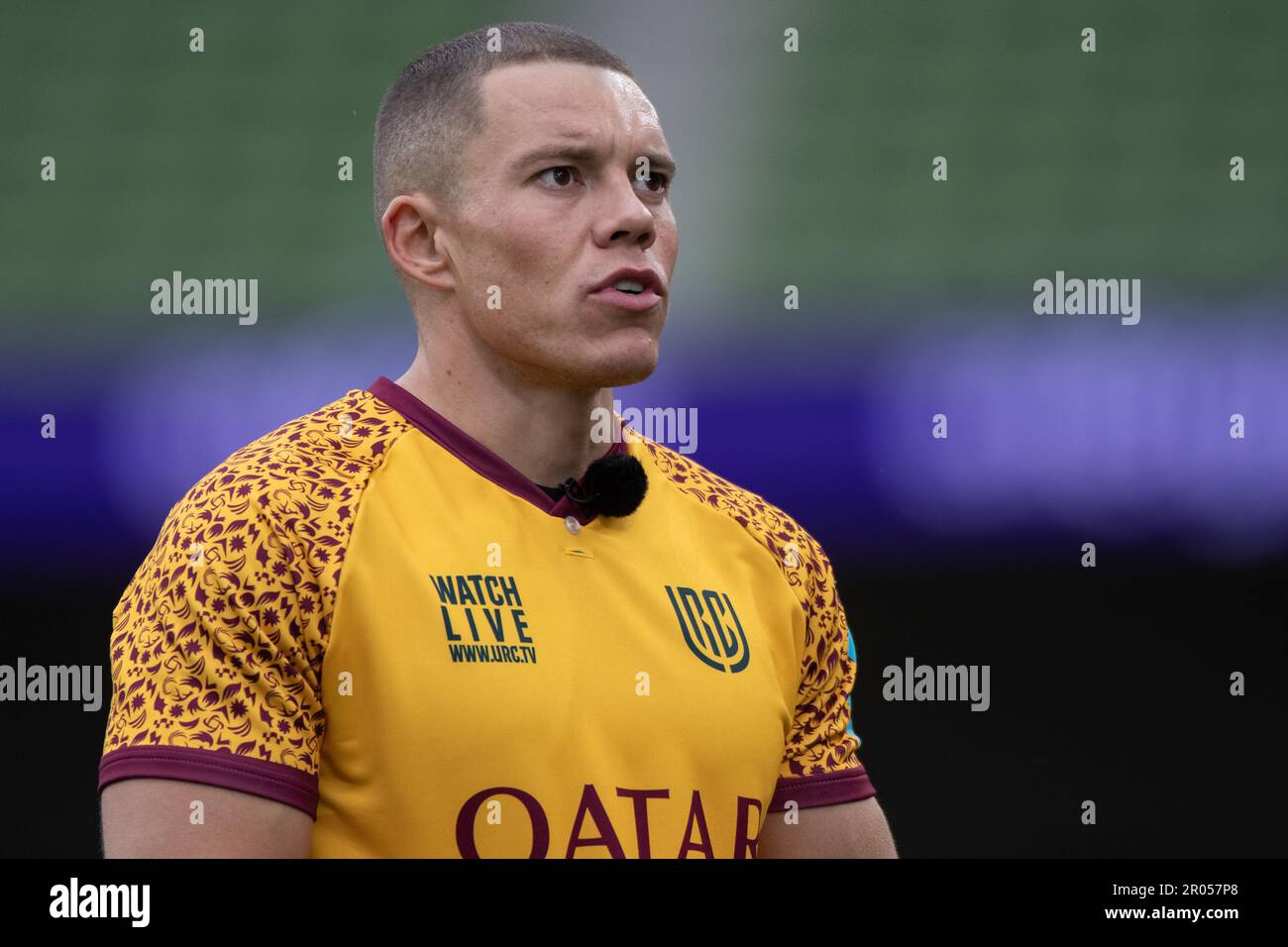 Dublin, Ireland. 06th May, 2023. Referee Craig Evans (WRU) during the ...