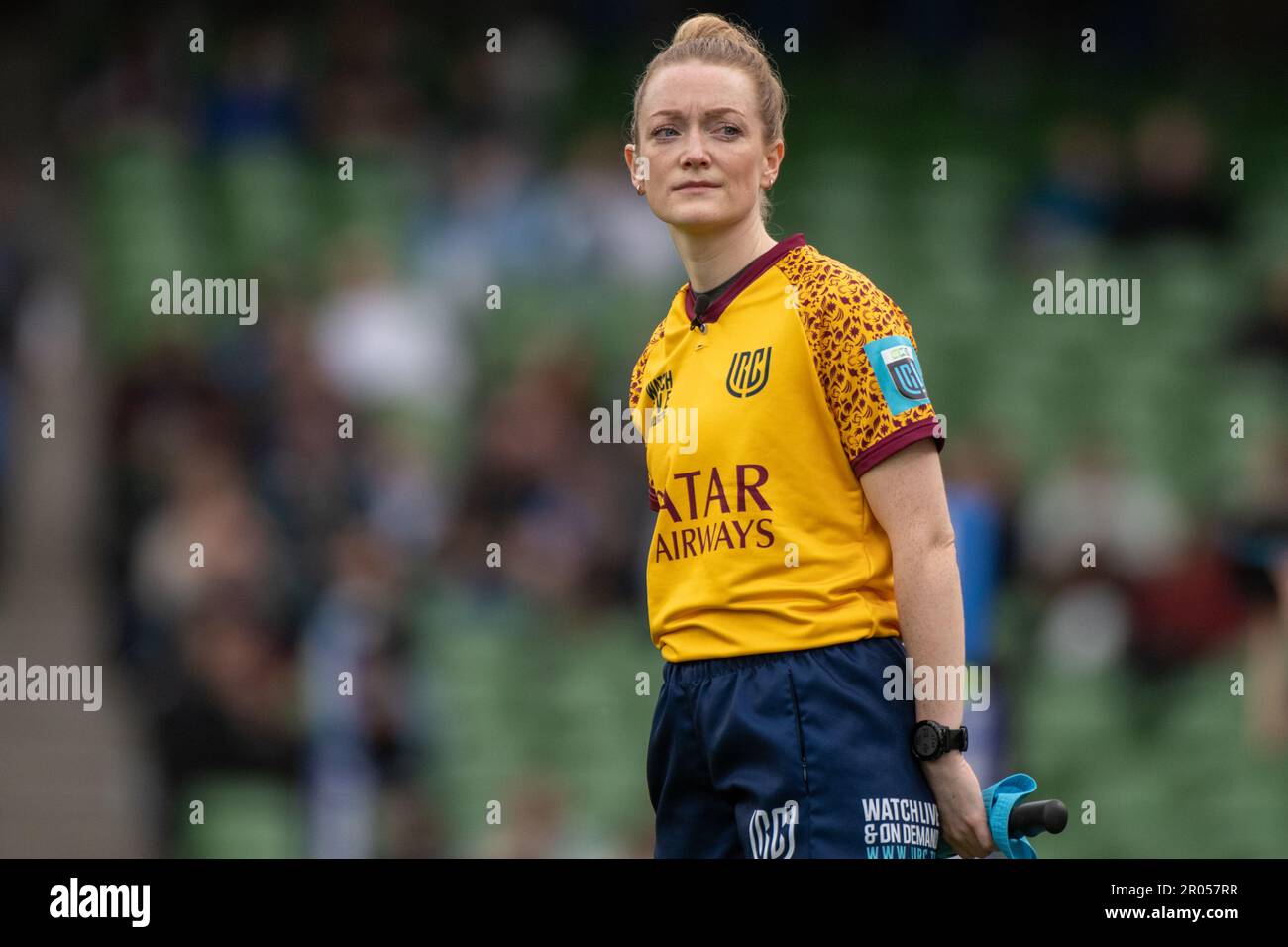 Dublin, Ireland. 06th May, 2023. Referee Assistant Hollie Davidson ...