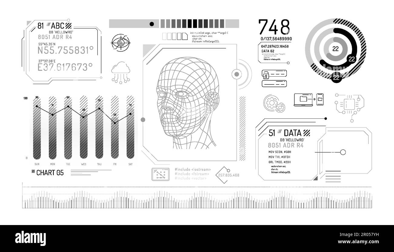 Set of infographic elements about data protection Stock Vector Image ...
