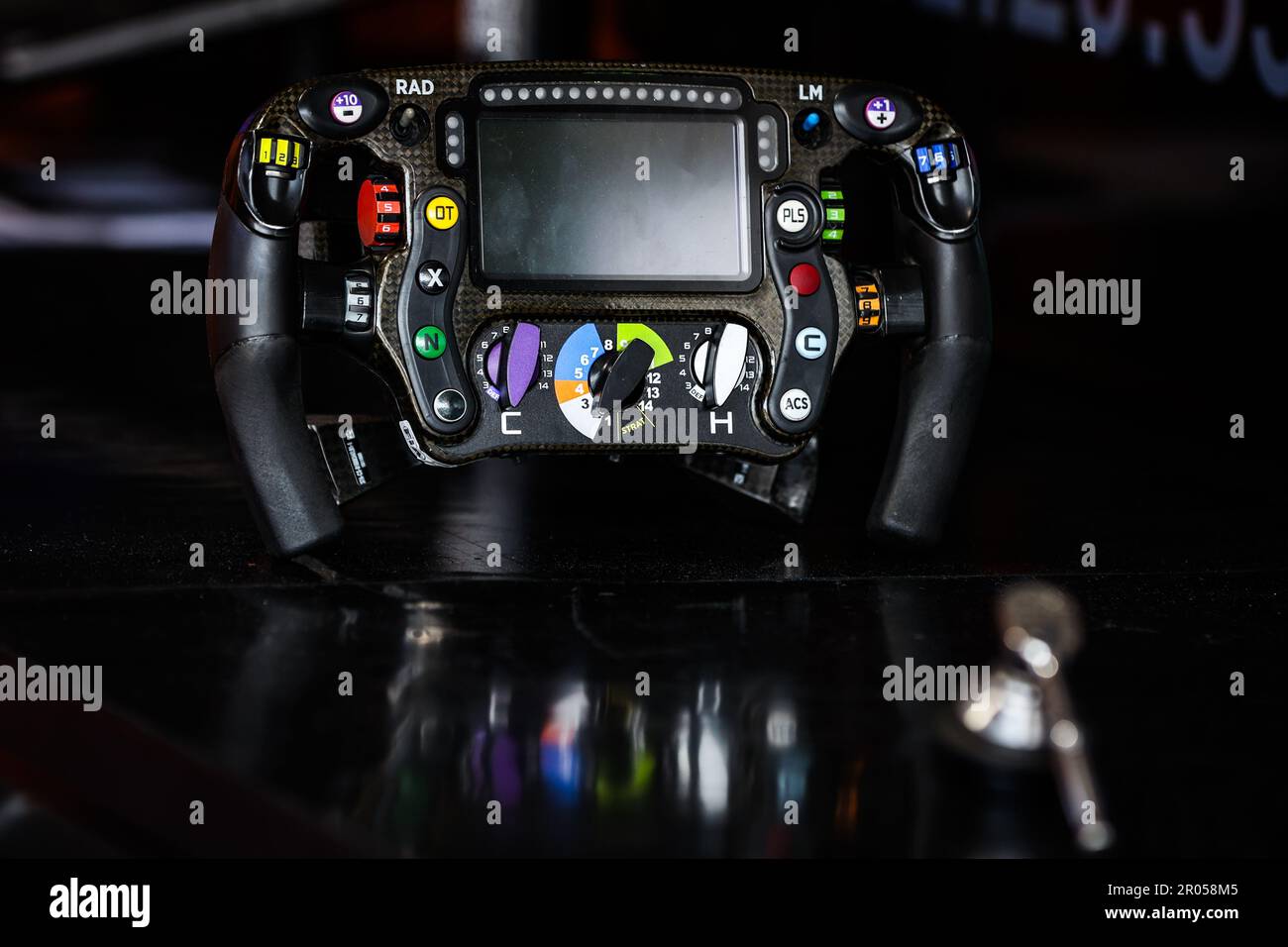 F1 steering wheel 2023 hi-res stock photography and images - Alamy