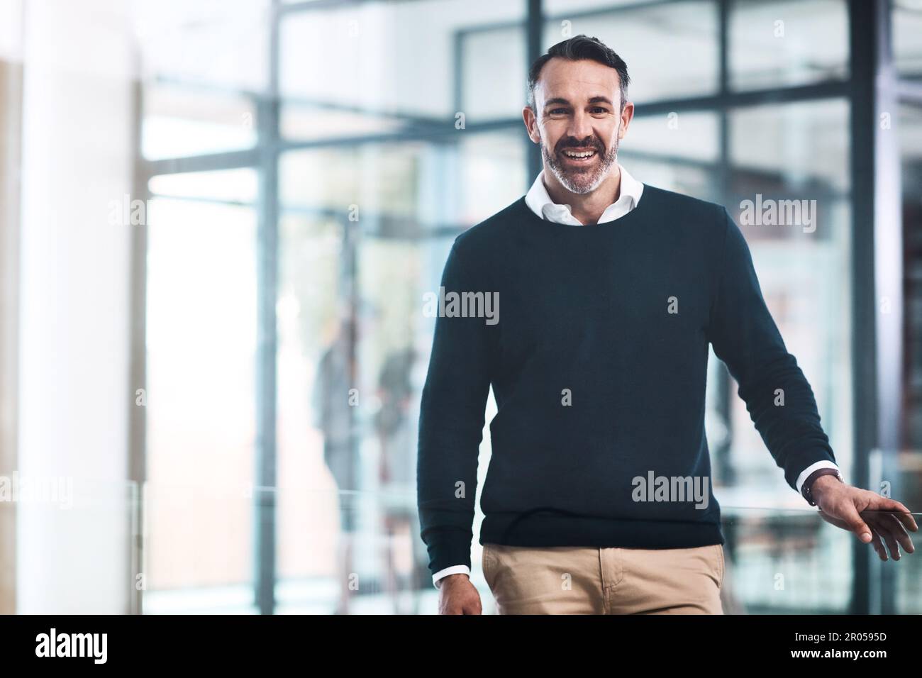 Success driven by confidence. Portrait of a confident mature ...