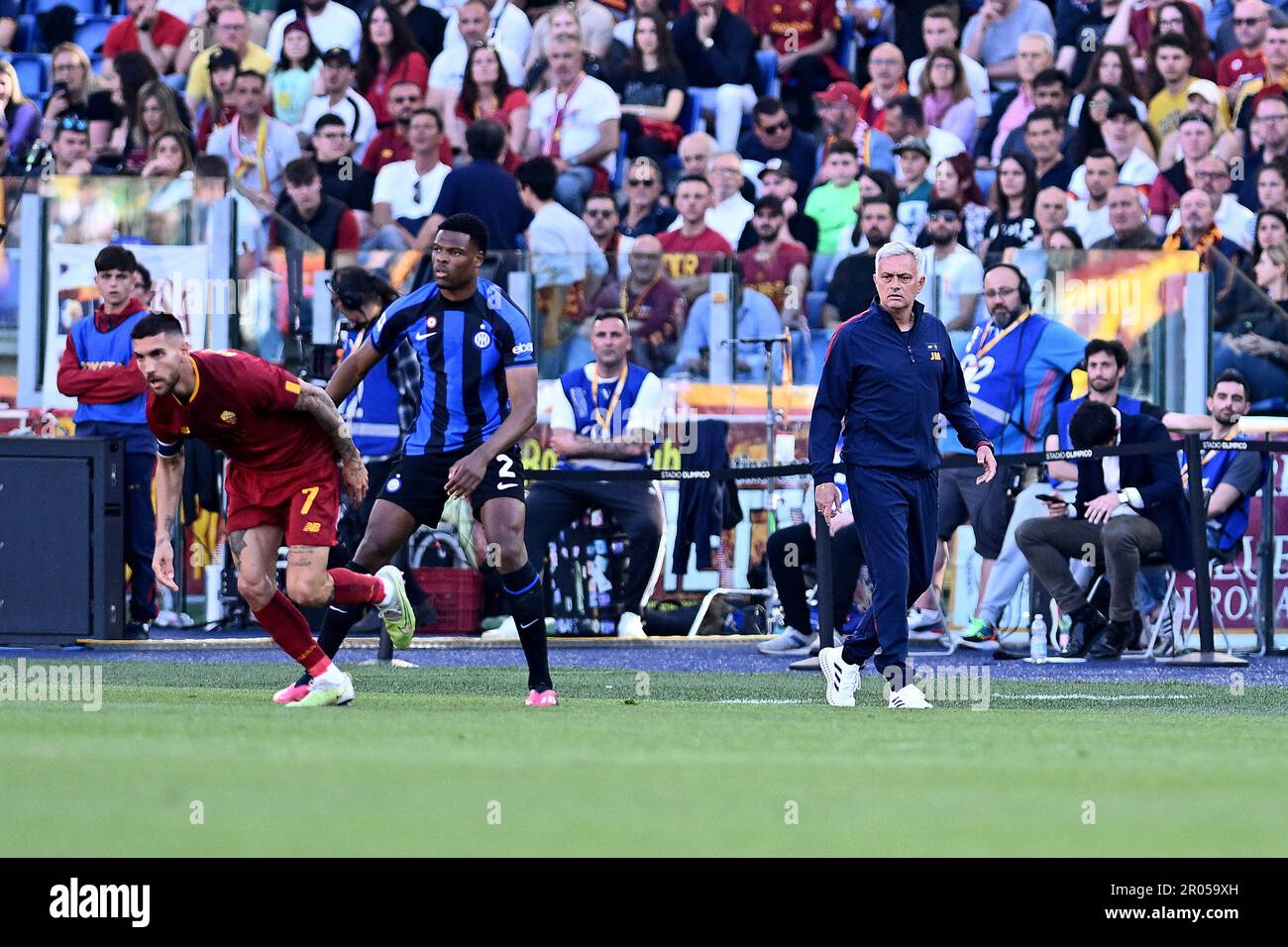 Rome, Italy. 06th May, 2023. Jose Mourinho of AS Roma during the Serie ...