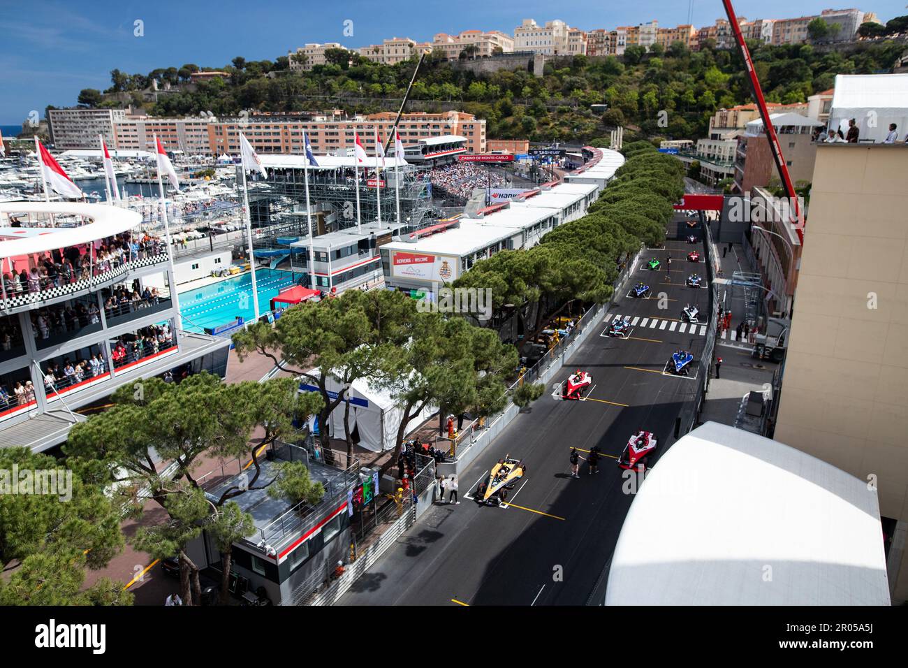 Gridduring the 2023 Monaco ePrix, 7th meeting of the 2022-23 ABB FIA ...