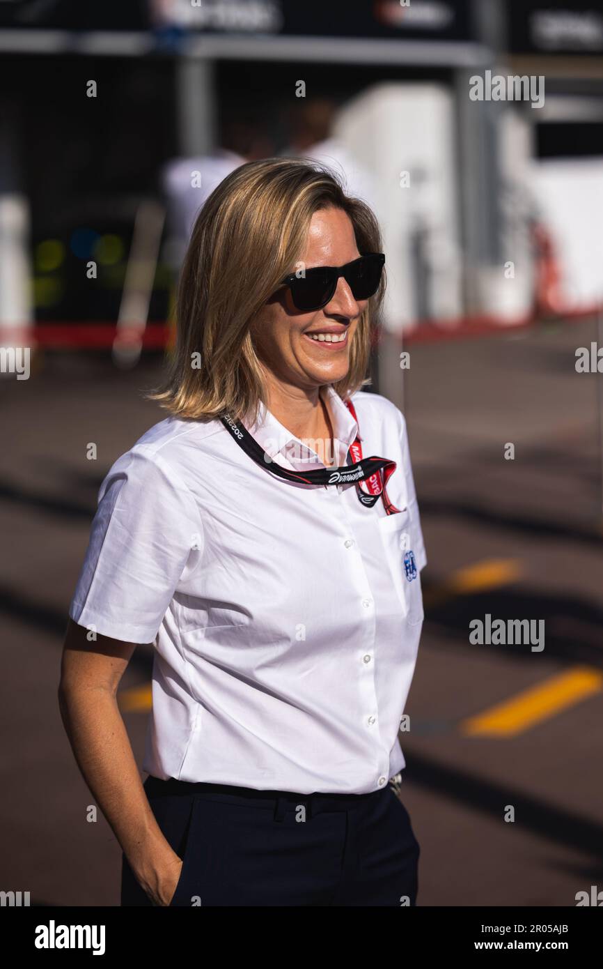 Natalie Robyn, CEO of the FIA, portrait during the 2023 Monaco ePrix ...