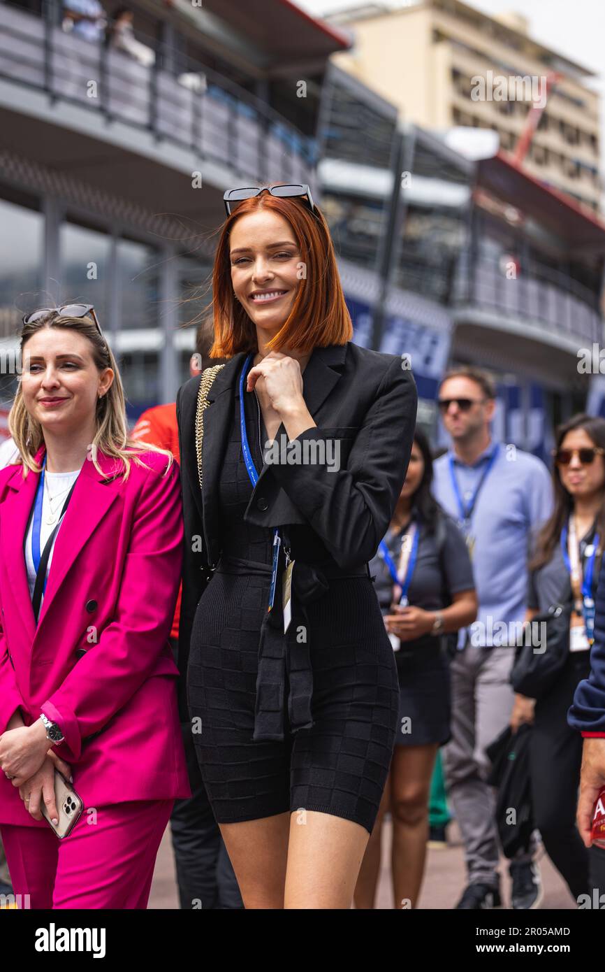 Maeva Coucke, Miss France 2018, portrait during the 2023 Monaco ePrix ...