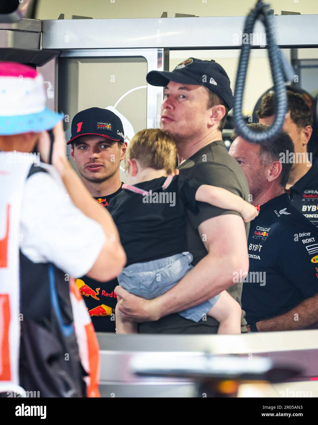 MUSK Elon, founder & CEO of SpaceX & Tesla, in the Red Bull Racing ...