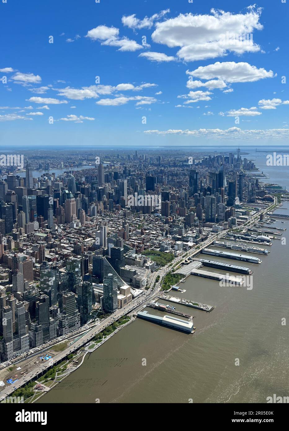 Aerial view of Midtown, Manhattan in New York City on May 6, 2023 Stock ...