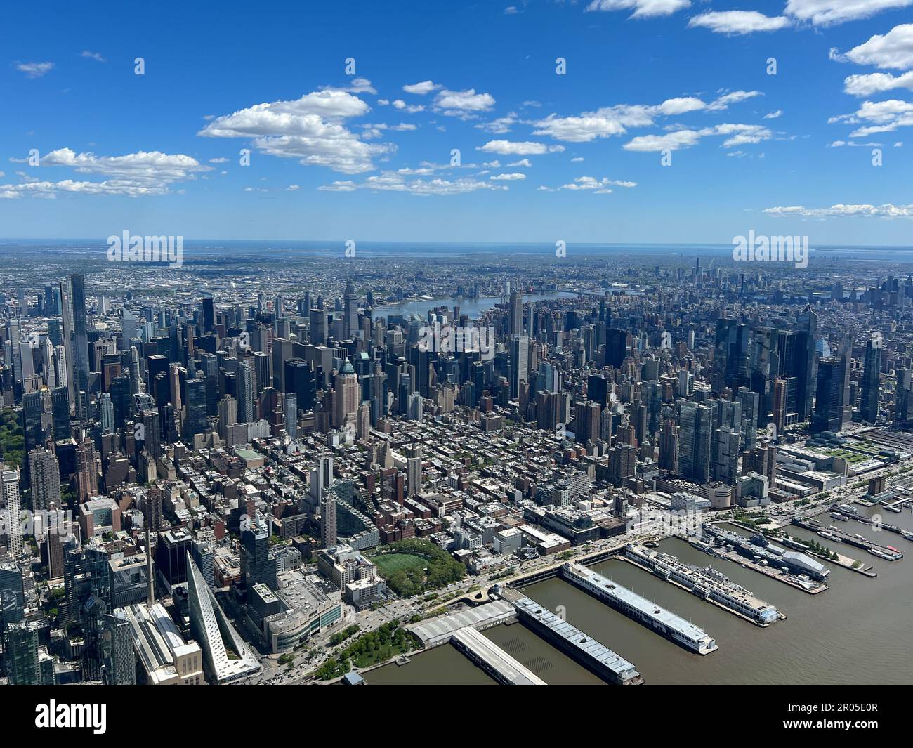 Aerial view of New York City on May 6, 2023 Stock Photo - Alamy