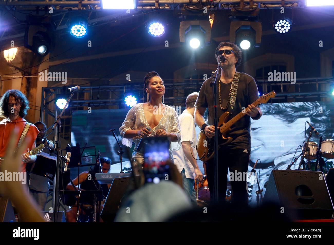 salvador, bahia, brazil - february 22, 2023: singer Davi Moraes is seen ...