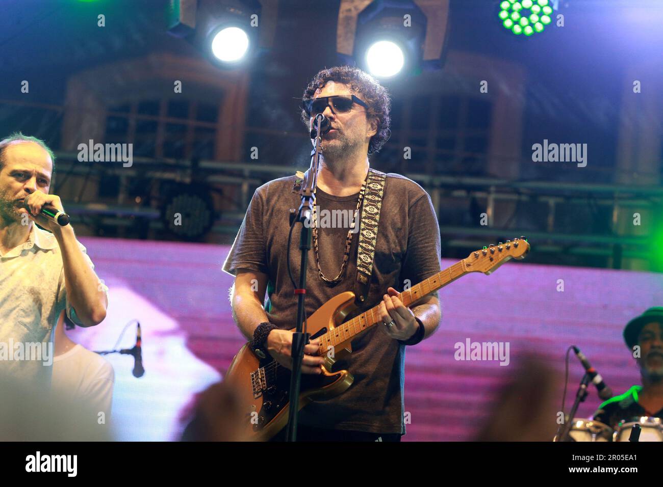 salvador, bahia, brazil - february 22, 2023: singer Davi Moraes is seen ...