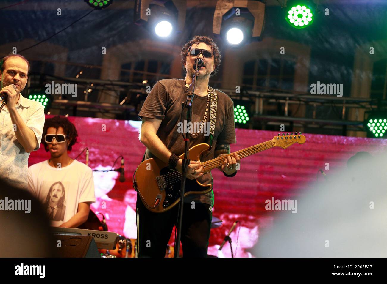 salvador, bahia, brazil - february 22, 2023: singer Davi Moraes is seen ...