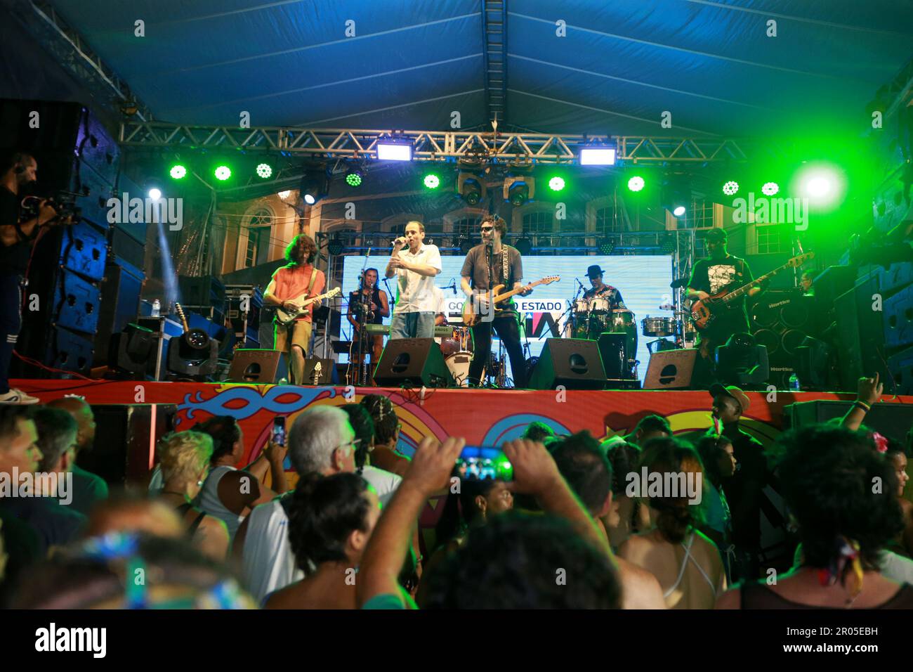 salvador, bahia, brazil - february 22, 2023: singer Davi Moraes is seen ...