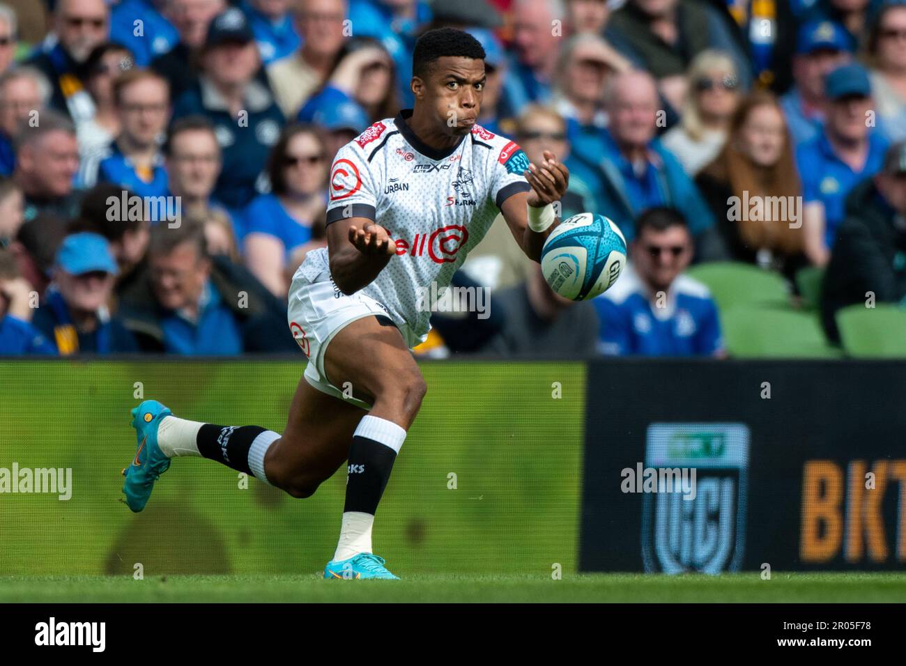 Dublin, Ireland. 06th May, 2023. Grant Williams of Sharks in action ...