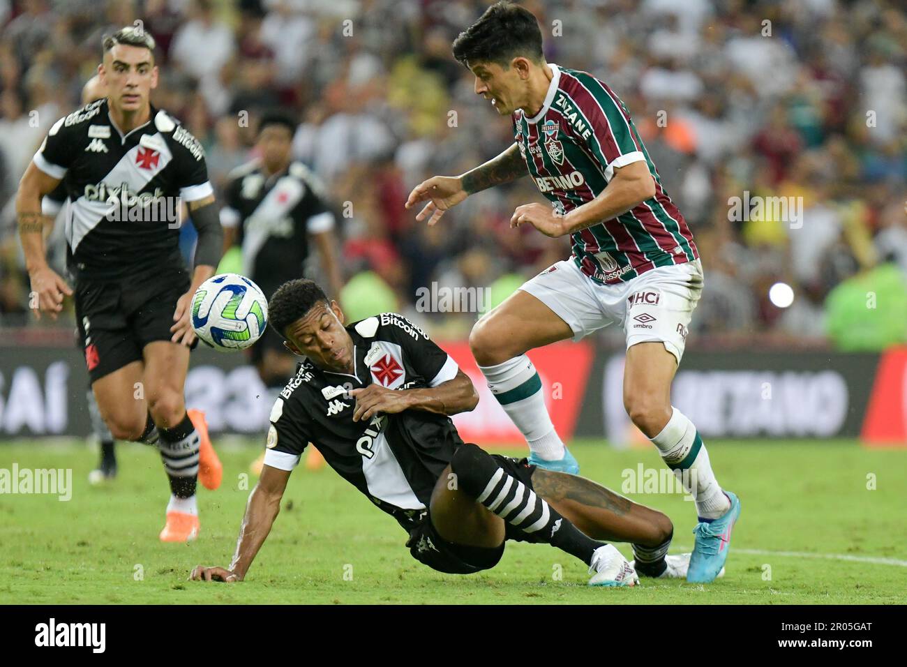 Rio De Janeiro, Brazil. 06th May, 2023. German Cano do Fluminense ...