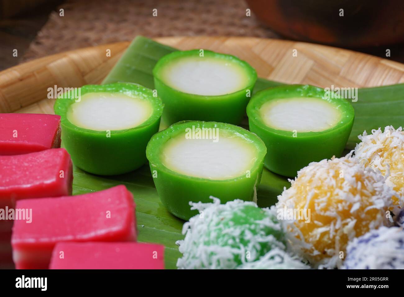 Malaysia's popular sweet dessert Kuih Nona Manis Stock Photo - Alamy