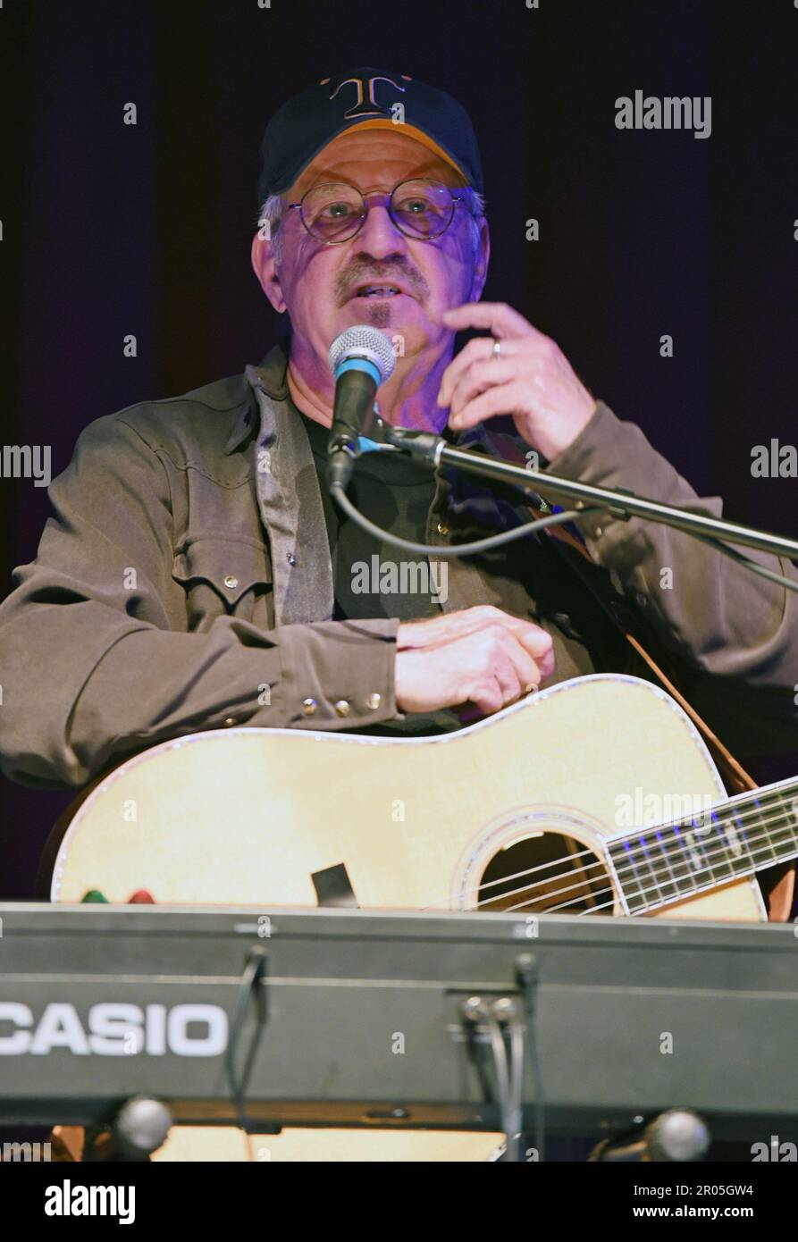 Hayesville, NC, USA. 6th May, 2023. John Ford Coley on stage for John ...