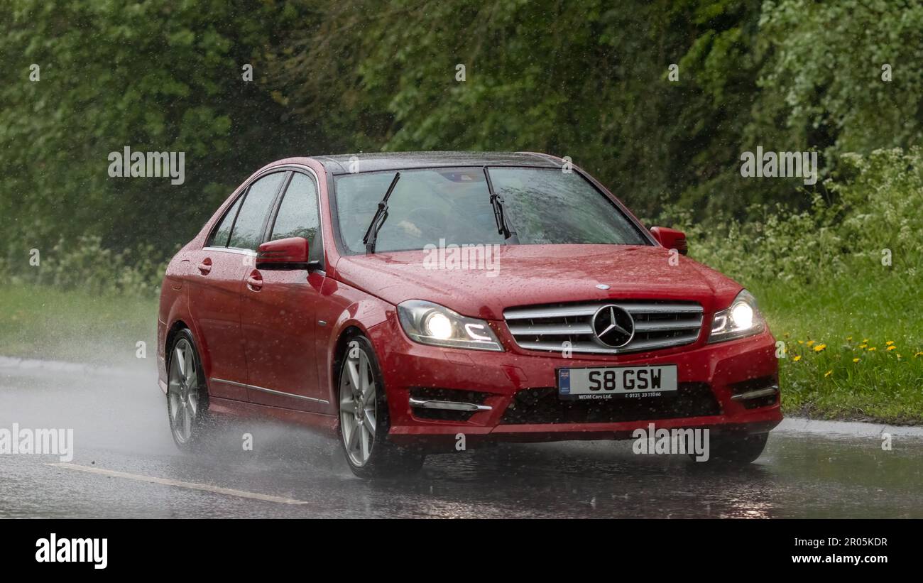 Red mercedes benz hi-res stock photography and images - Alamy