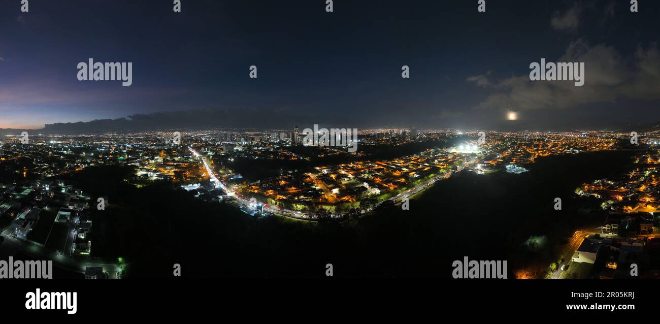 Experience the enchanting sight of the full moon rising over the iconic ...