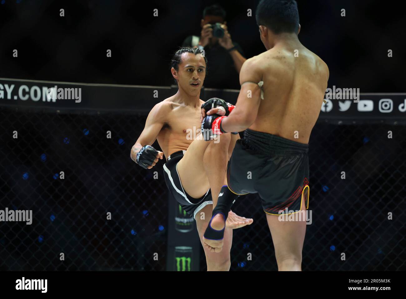 DENVER, COLORADO - MAY 5: (L-R) Edgar Tabares checks Rodtang ...