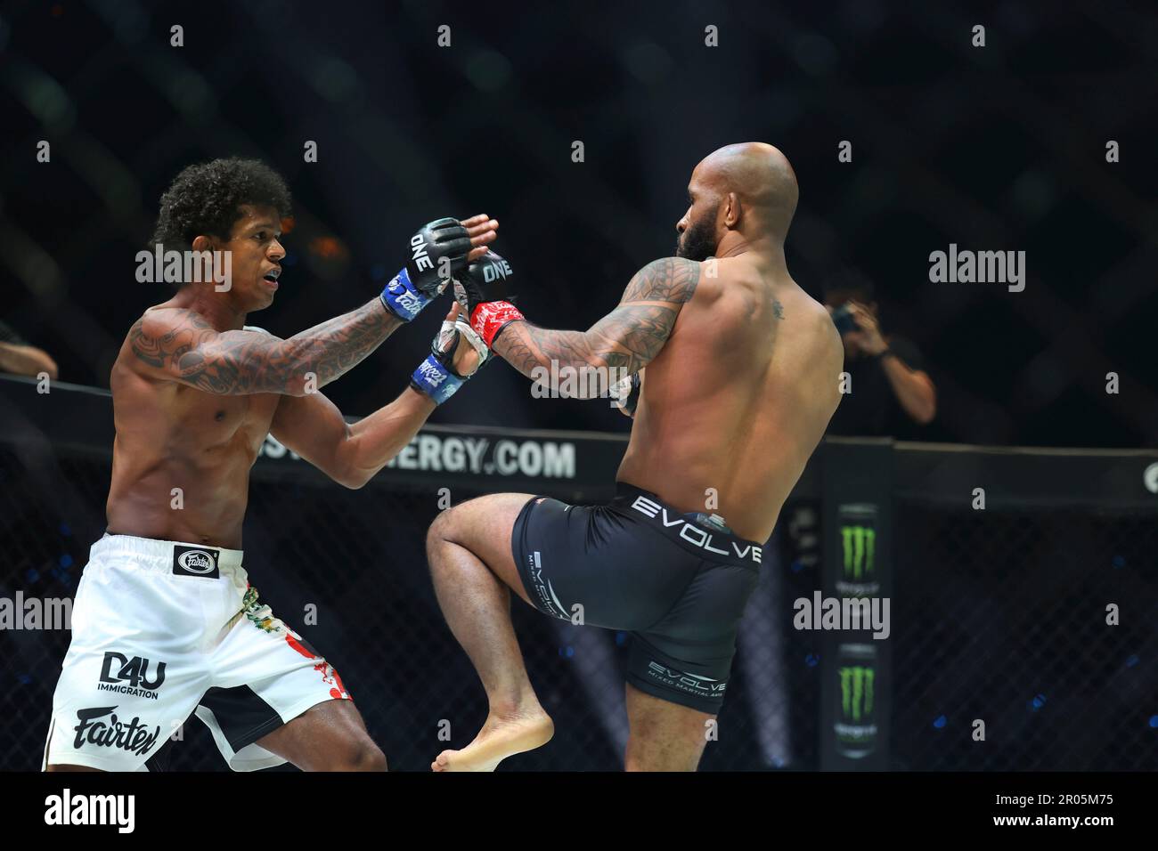 DENVER, COLORADO - MAY 5: (R-L) Demetrious Johnson at ONE Championship ...
