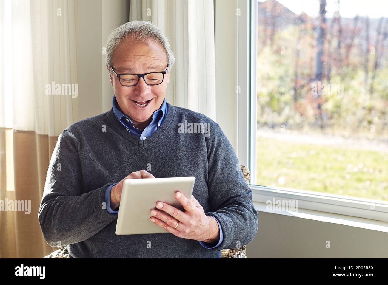 Man discovers hi-res stock photography and images - Alamy