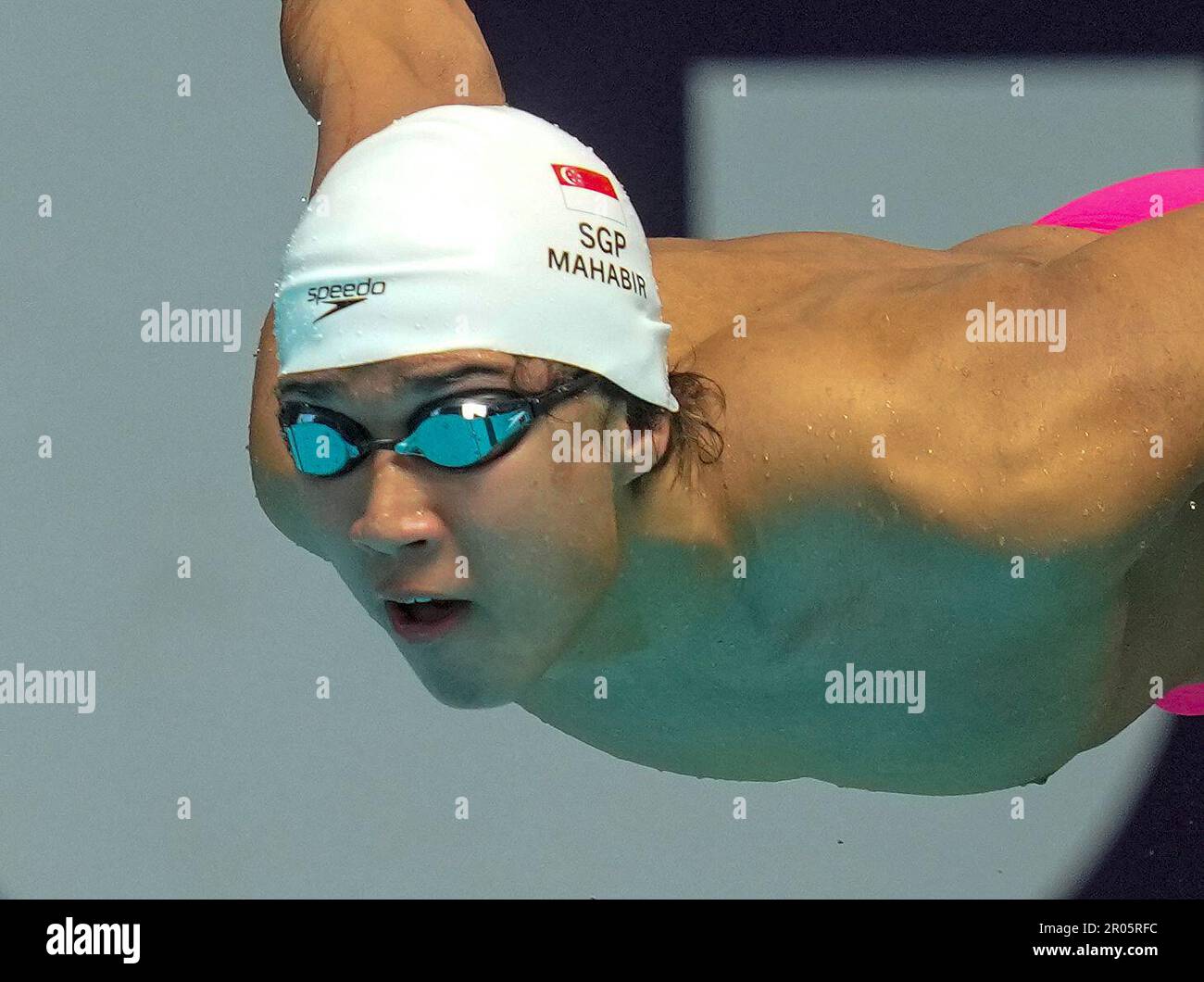 Singapore's Mahabir Nicholas Rui Karsten starts in his heat of the men ...