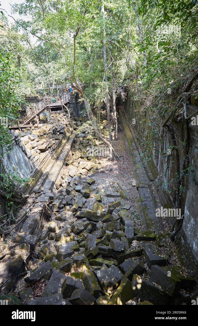 The Expansive Beng Mealea Temple in the Jungles of Cambodia is One of ...