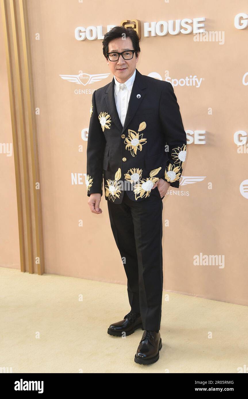 Ke Huy Quan arrives at the second annual Gold Gala on Saturday, May 6 ...